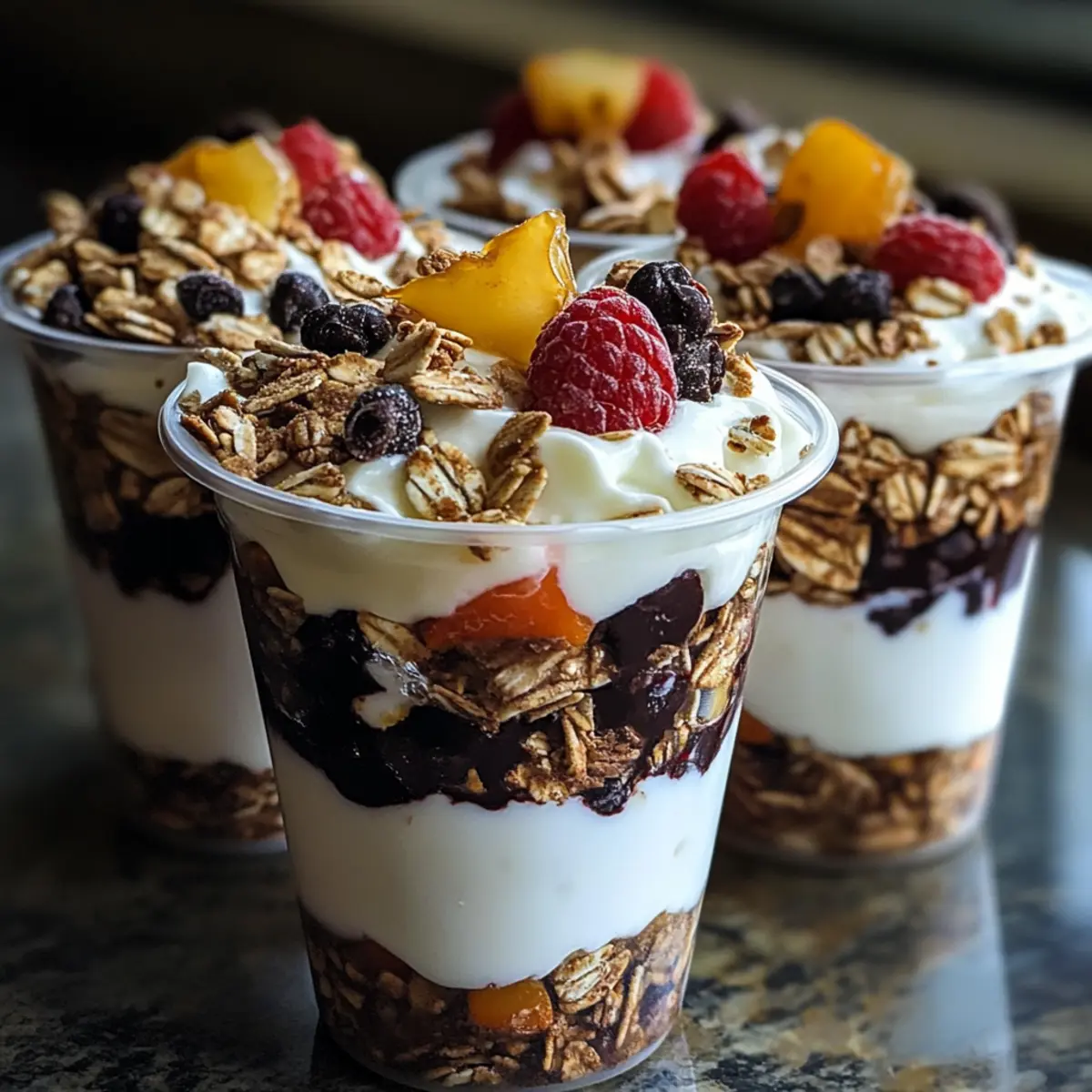 Easy and Creamy Delicious Trail Mix Yogurt Cups You’ll Crave
