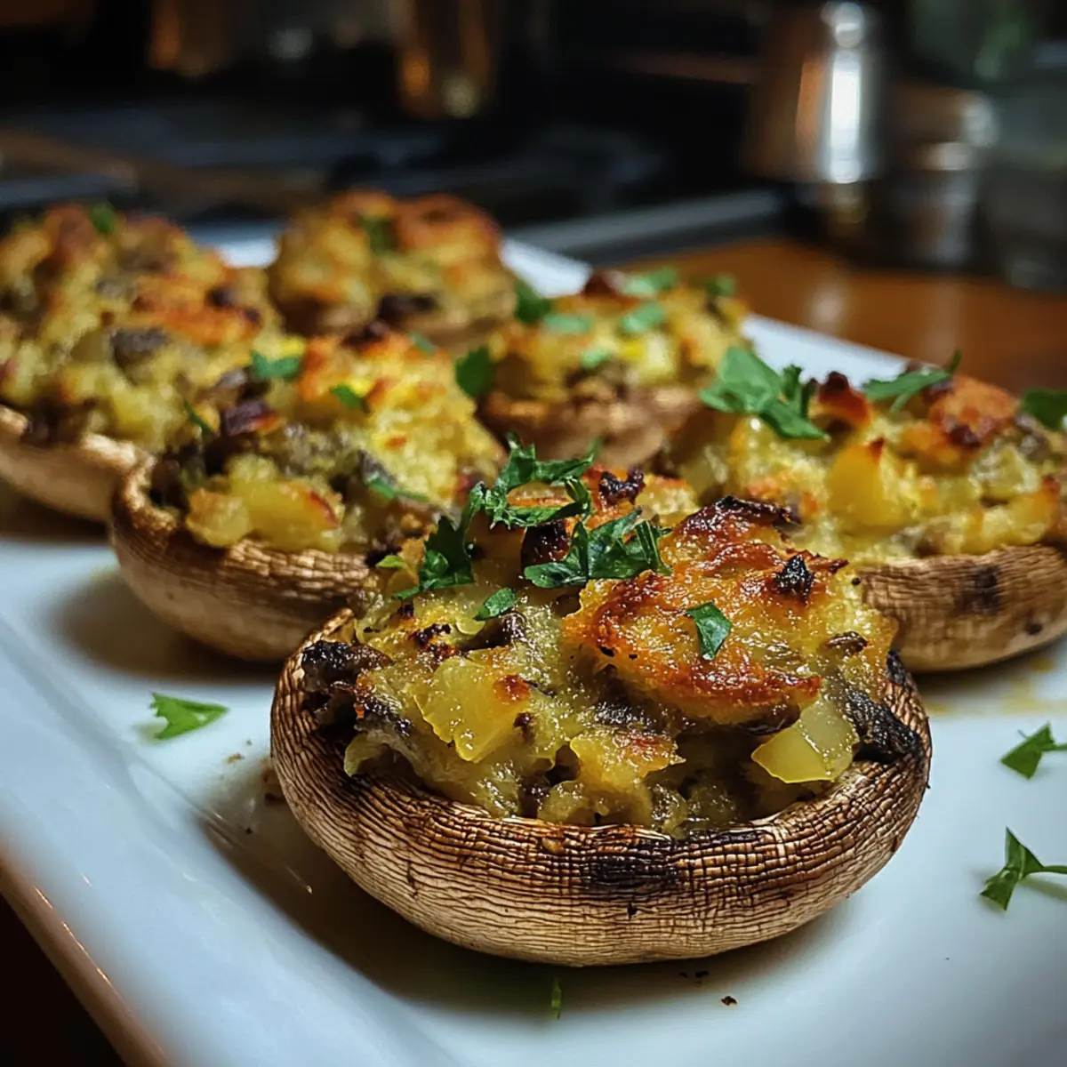 Ultimate Veggie Stuffed Mushroom Caps: Easy Guilt-Free Bites